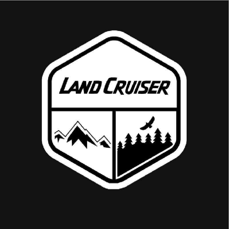 13.7*15CM For Land Cruiser Vinyl Car Sticker Decal - ToyoHub