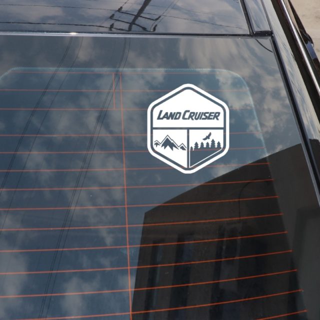 13.7*15CM For Land Cruiser Vinyl Car Sticker Decal - ToyoHub