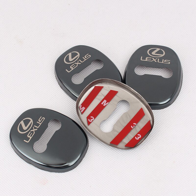 Door Lock Pin Stainless Steel Protection Cover For Lexus - ToyoHub